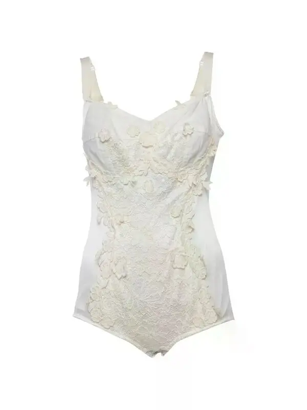 Dolce & Gabbana Lace Bodysuit - Neutrals