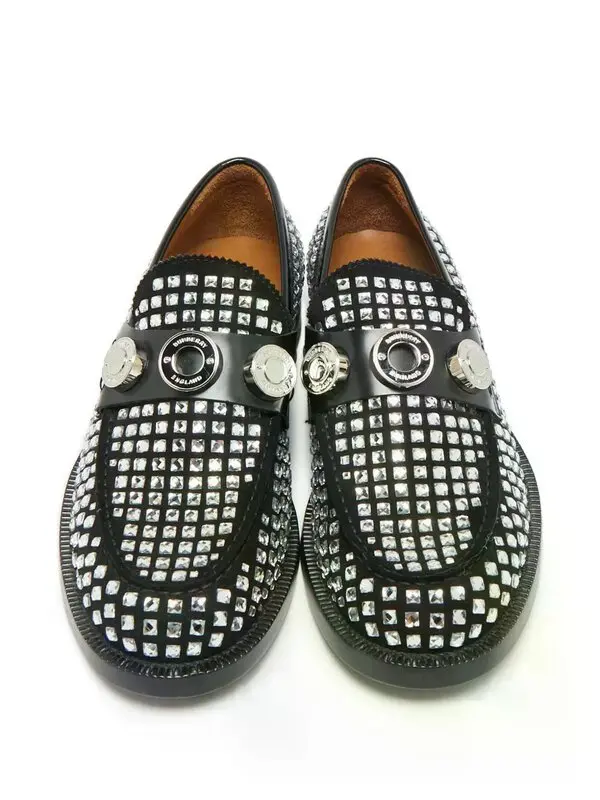 Burberry Broadbrook Crystal-embellished Loafers