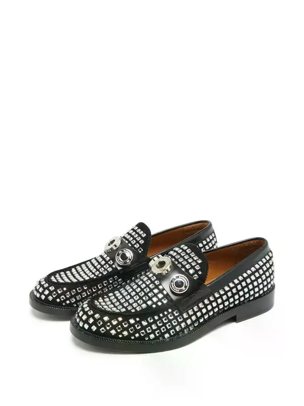 Burberry Broadbrook Crystal-embellished Loafers
