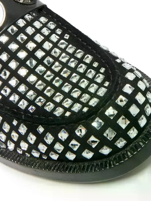 Burberry Broadbrook Crystal-embellished Loafers
