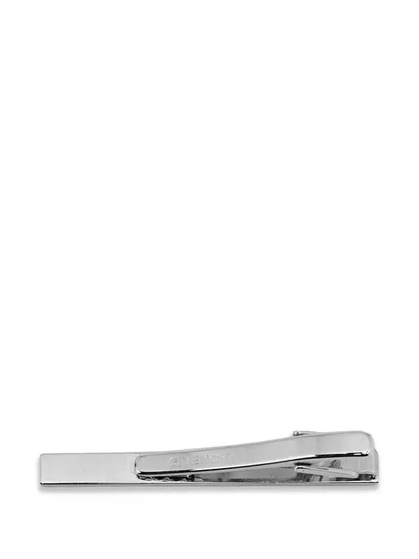 Givenchy Engraved Logo Tie Pin - Silver