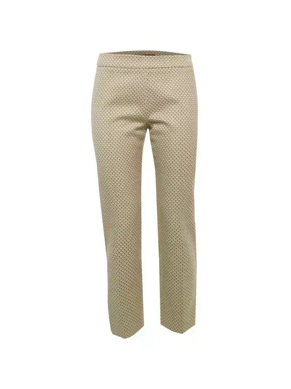 Max Mara Jacquard Slim-fit Trousers