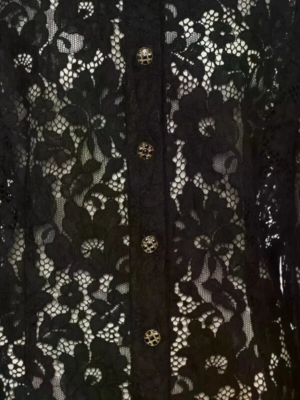 Zimmermann Floral Lace Long Sleeve Shirt
