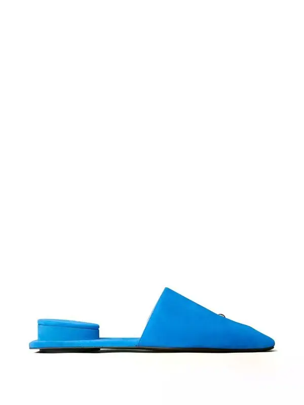 Tory Burch Suede Pierced Mules