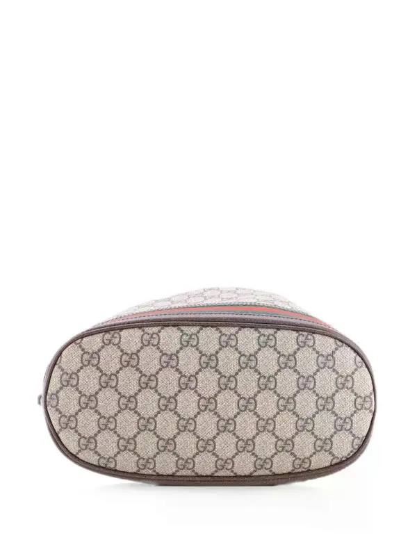 Gucci Ophidia Gg Coated Canvas Medium Bucket Bag