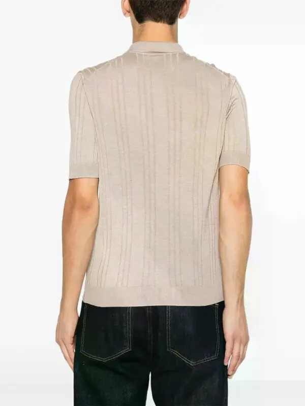 Tagliatore Pavel Ribbed-knit T-shirt