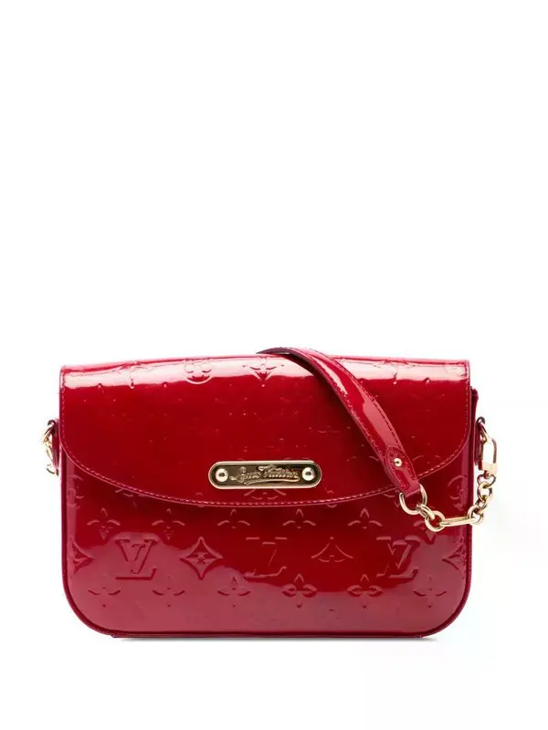 LOUIS VUITTON Monogram Vernis Rodeo Drive Shoulder Bag - Red