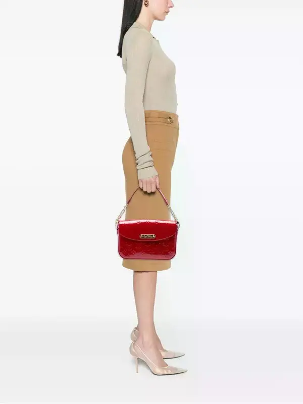 LOUIS VUITTON Monogram Vernis Rodeo Drive Shoulder Bag - Red