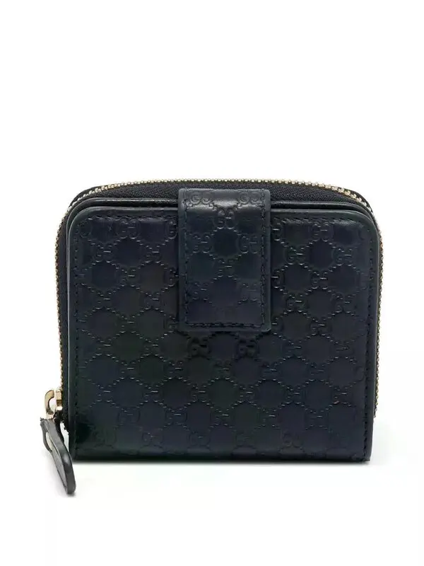 Gucci Microguccissima French Wallet - Blue