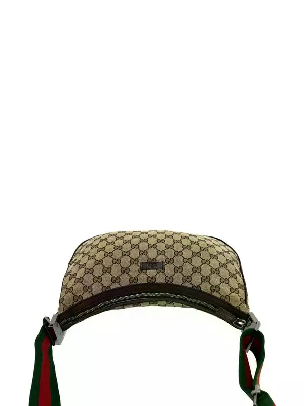 Gucci Gg Canvas Web Crossbody Bag