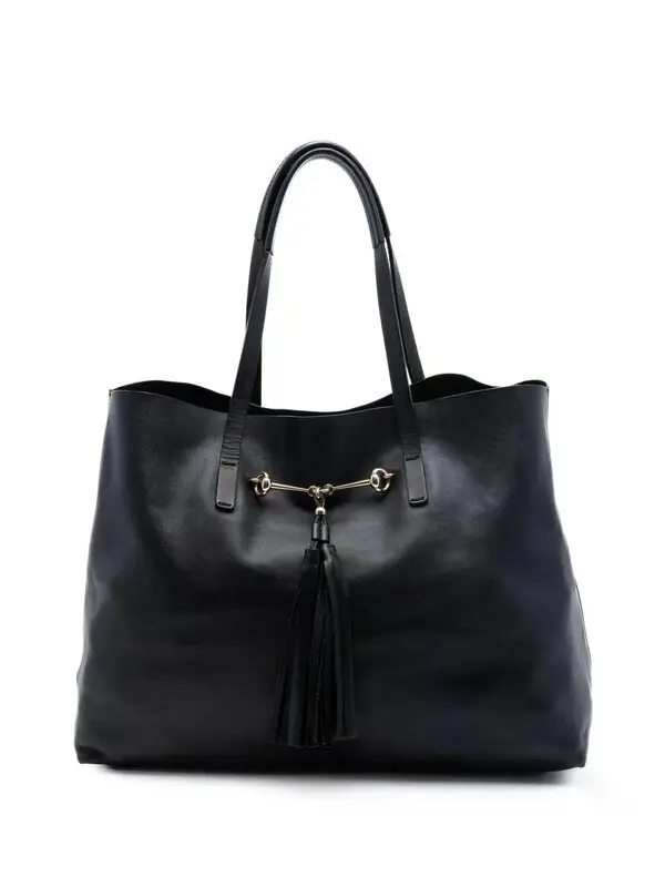 Gucci Calfskin Park Avenue Horsebit Tote Bag