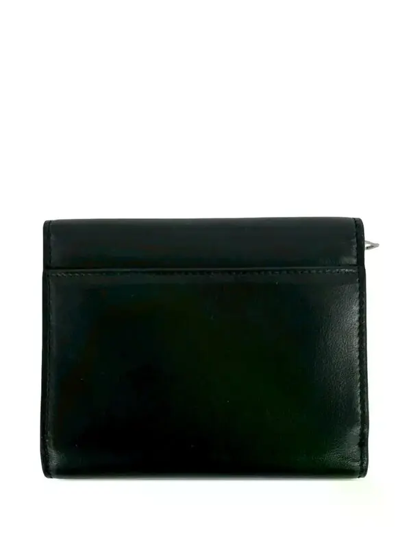 Saint Laurent 20th Century Studded Leather Monogram Bifold Wallet Small Wallets