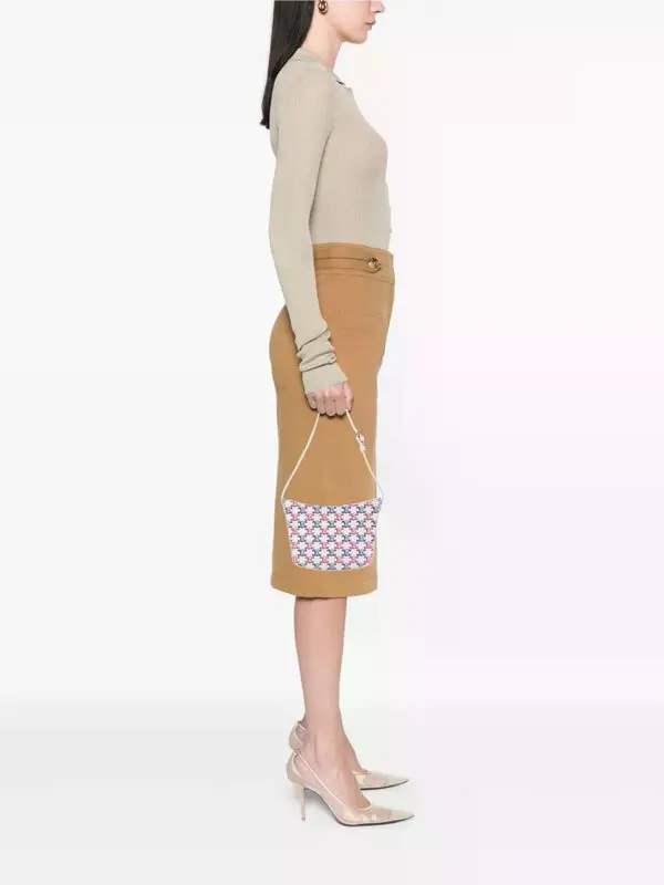Celine Medium Triomphe Croque Shoulder Bag - Multicolour