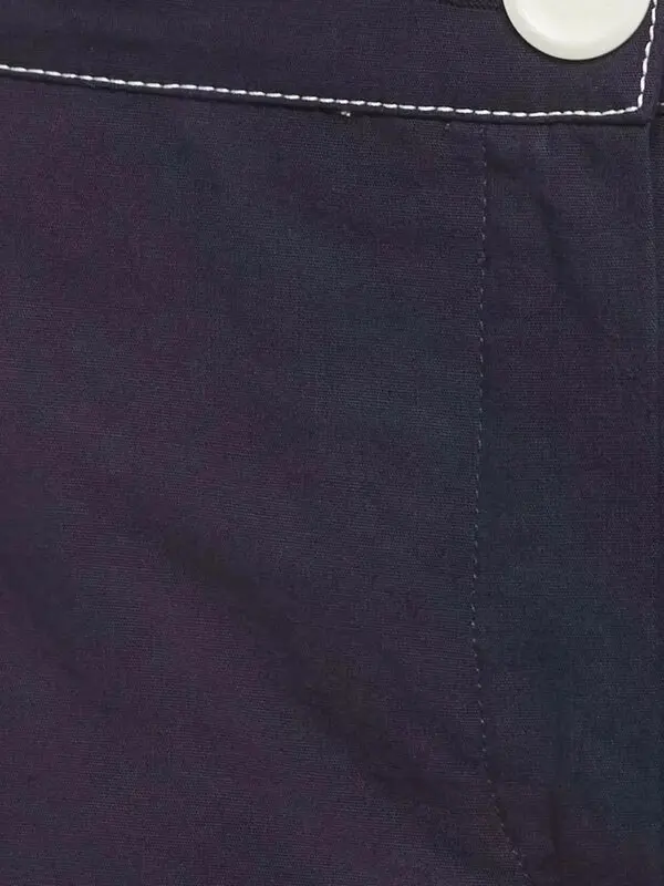 LOUIS VUITTON Contrast Stitch Cotton Trousers