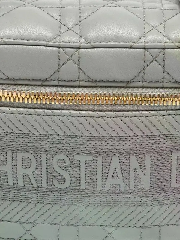 Dior Small Diortravel Cannage Makeup Bag