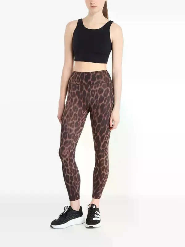 Adidas Optimé Power Leopard-print Leggings
