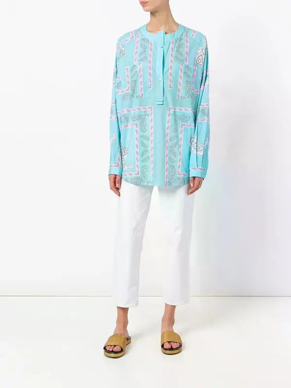 Natasha Zinko Printed Shirt Top