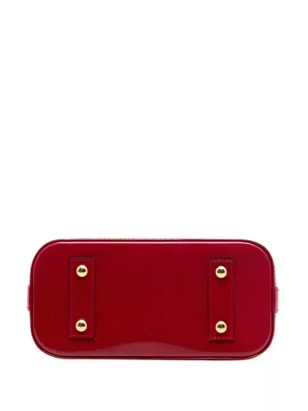 LOUIS VUITTON Monogram Vernis Alma Bb Satchel