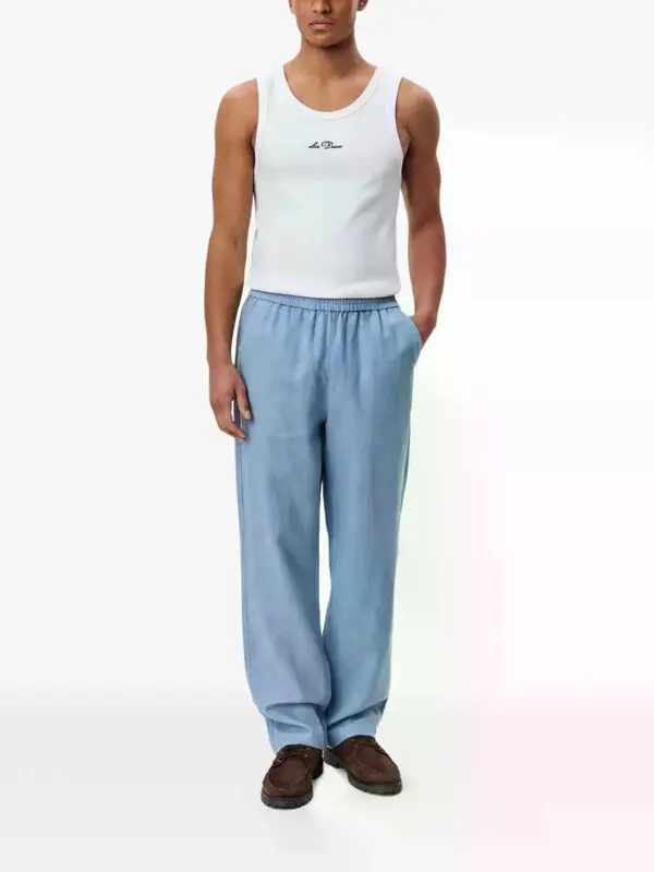 LES DEUX Straight Leg Elasticated Waistband Trousers