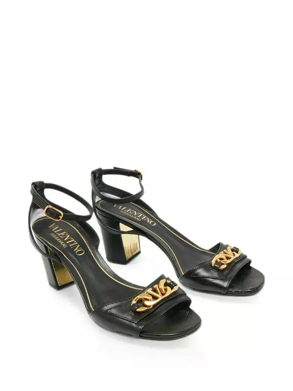 Valentino Garavani Vlogo Ankle Strap Sandals