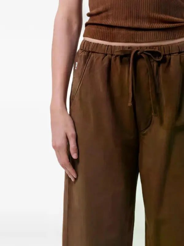 Citizens Of Humanity Bronze Drawstring Wide-leg Trousers - Brown