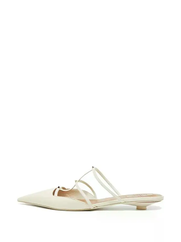 Valentino Garavani Rockstud Mules - Neutrals