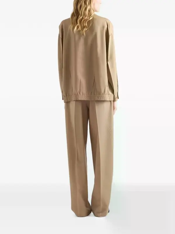 Prada Light Mohair Wide-leg Pants