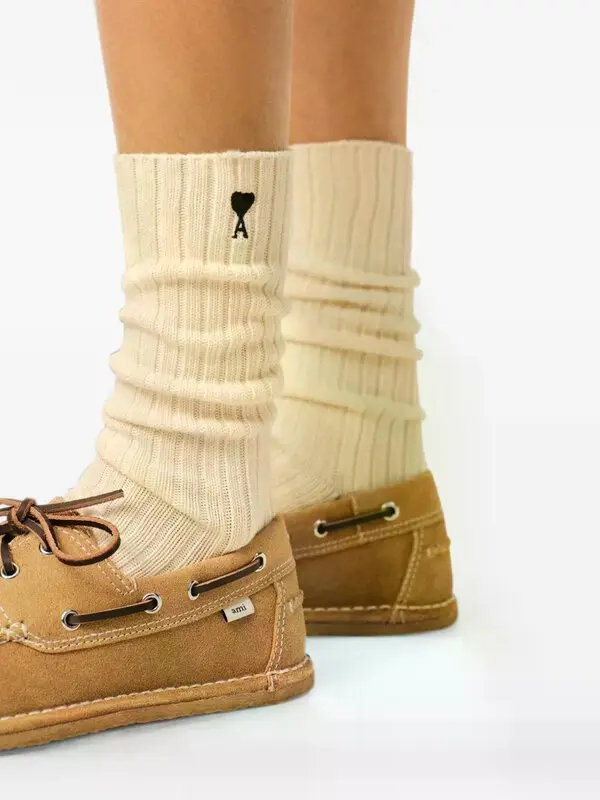 AMI Paris Cotton Blend Socks