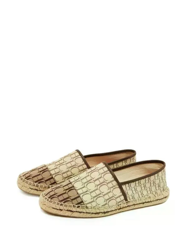 Carolina Herrera Jacquard Canvas Espadrilles