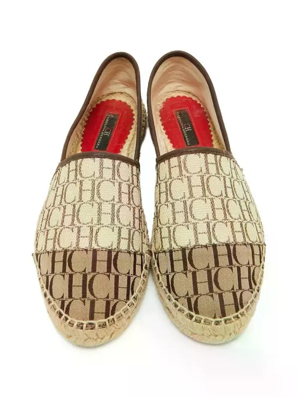 Carolina Herrera Jacquard Canvas Espadrilles