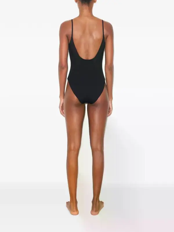Tory Burch Solid One-piece Swimsuit - Black