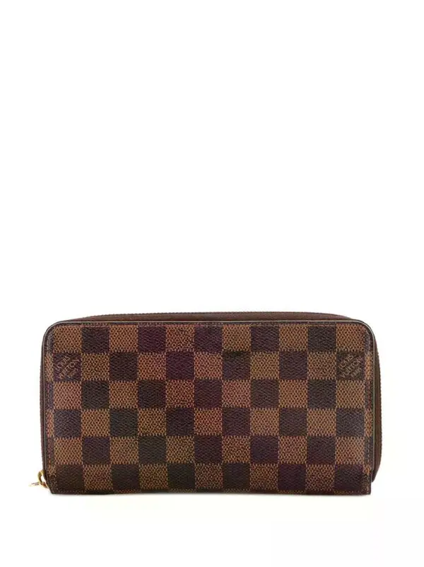 LOUIS VUITTON Zippy Wallet Damier Small Wallets - Brown