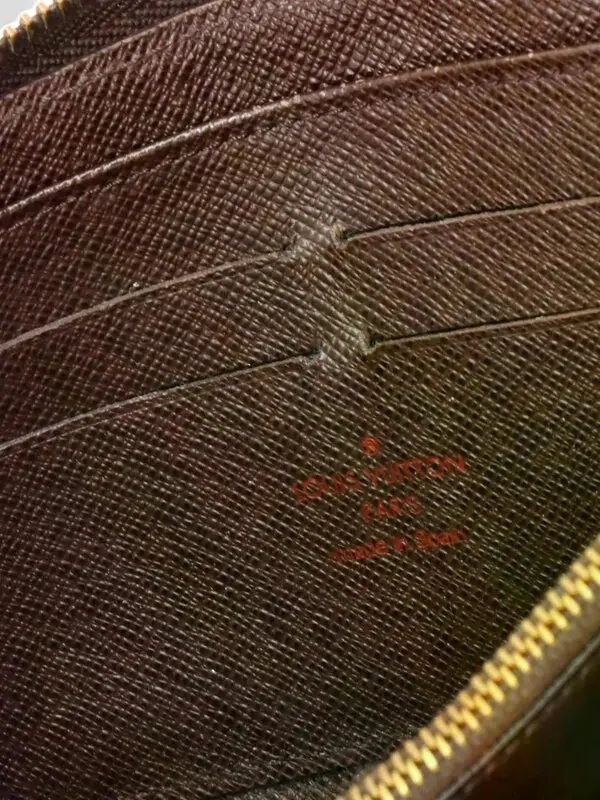 LOUIS VUITTON Zippy Wallet Damier Small Wallets - Brown