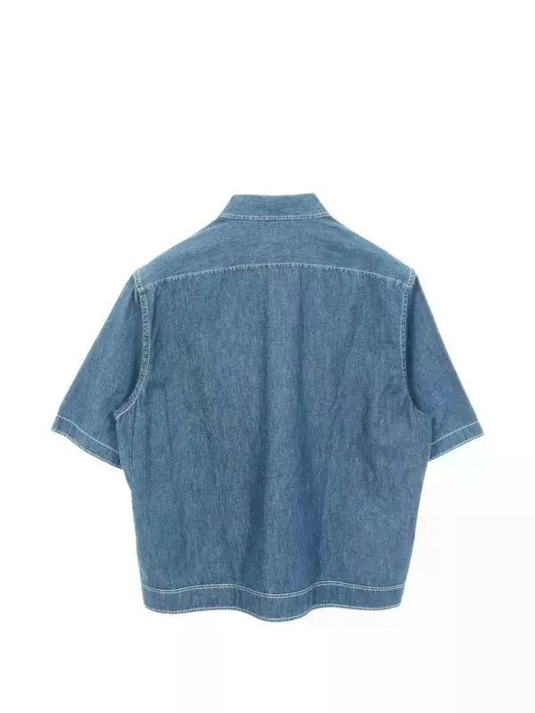 Hermès Short-sleeved Chambray Shirt