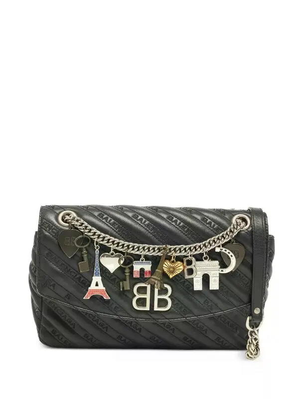 Balenciaga Bb Paris Charm Shoulder Bag