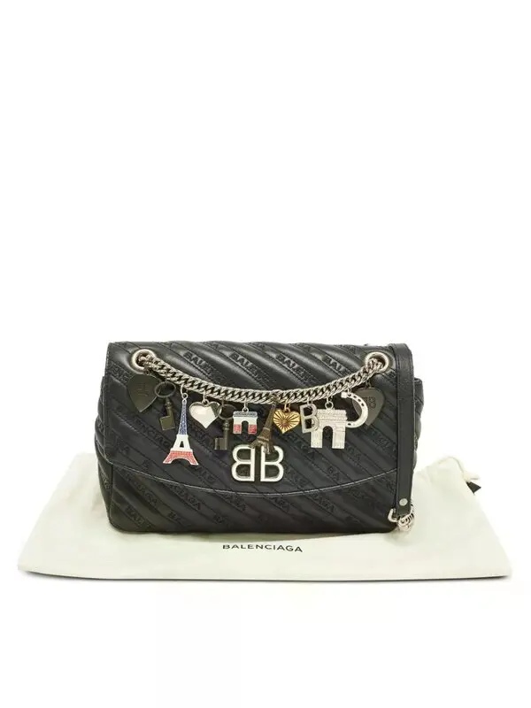 Balenciaga Bb Paris Charm Shoulder Bag