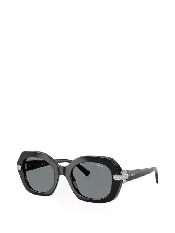 VOGUE EYEWEAR Geometric Embellishment Sunglasses