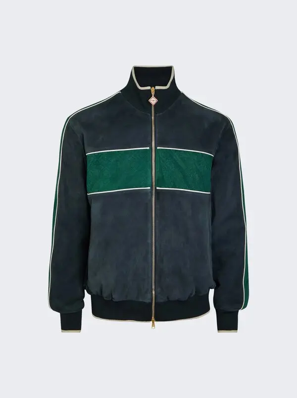Casablanca Suede Track Jacket