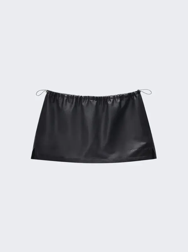 Alexander Wang Mini Skirt With Bungee Waist - Black