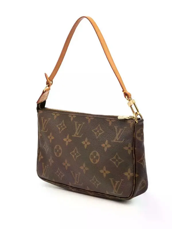 LOUIS VUITTON Monogram Pochette Accessoires Shoulder Bag - Brown