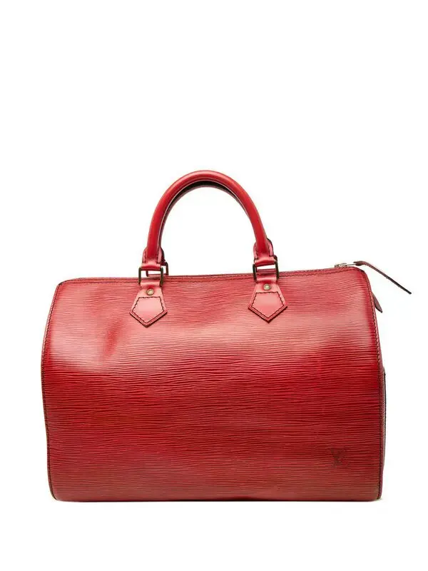 LOUIS VUITTON Epi Speedy 30 Boston Bag - Red
