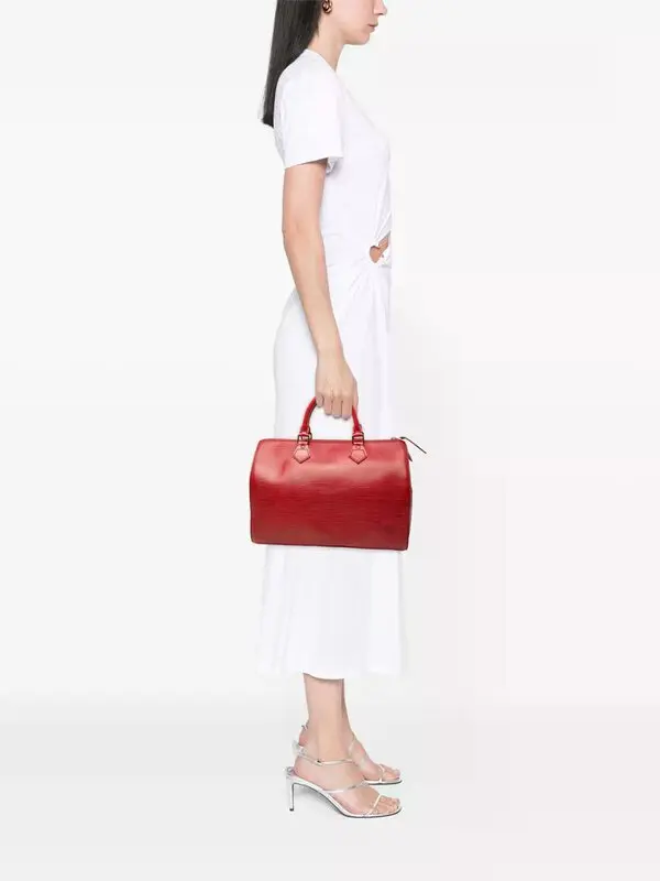 LOUIS VUITTON Epi Speedy 30 Boston Bag - Red