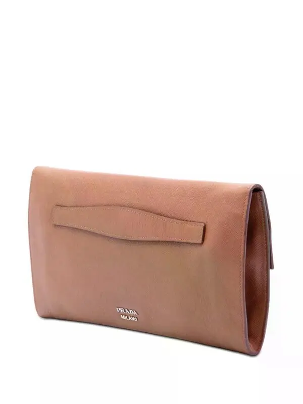 Prada Saffiano Leather Clutch Bag