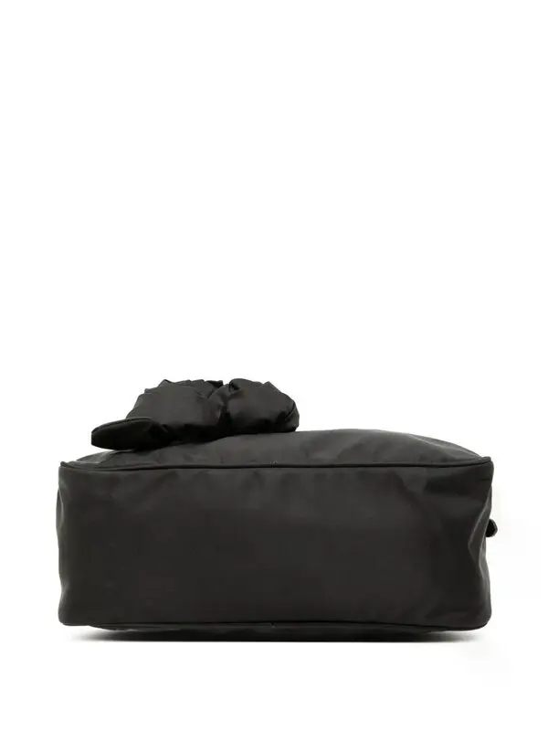 Prada Rose Embellished Tessuto Handbag