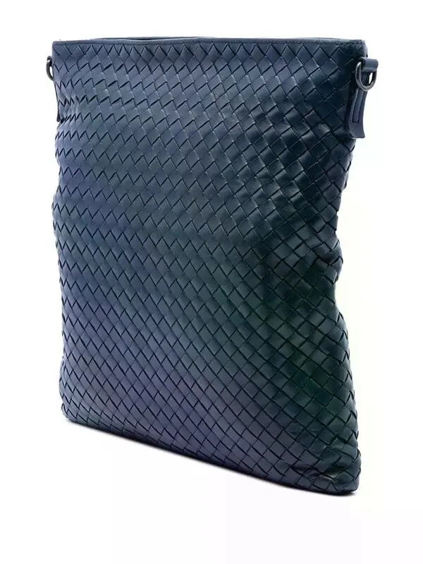 Bottega Veneta Nappa Intrecciato Vn Crossbody Bag - Blue
