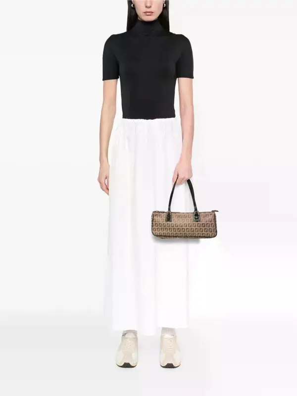 Fendi Zucchino Canvas Handbag