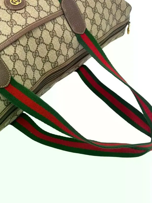 Gucci Gg Supreme Web Tote Bag - Neutrals