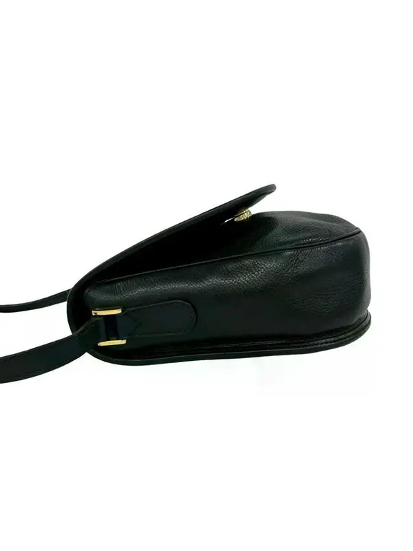 Gucci 20th Century Calfskin Web Crossbody Bag - Black