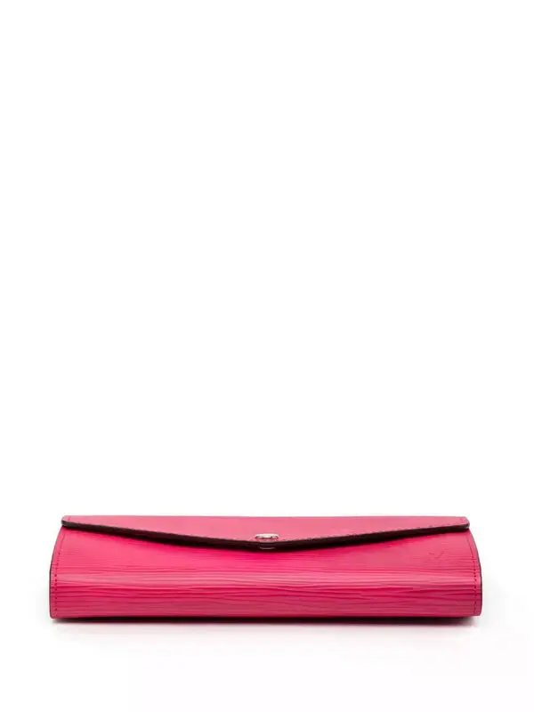 LOUIS VUITTON 2017 Epi Sarah Wallet Long Wallets