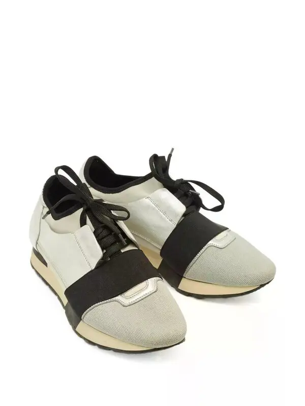 Balenciaga Race Runner Sneakers - Silver